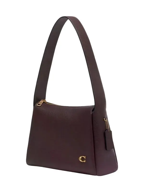 COACH Lola Zipper Shoulder Bag - Brown