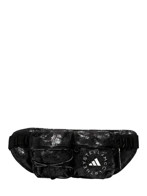 Adidas X Stella Mccartney Logo-print 2.8 L Belt Bag - Black