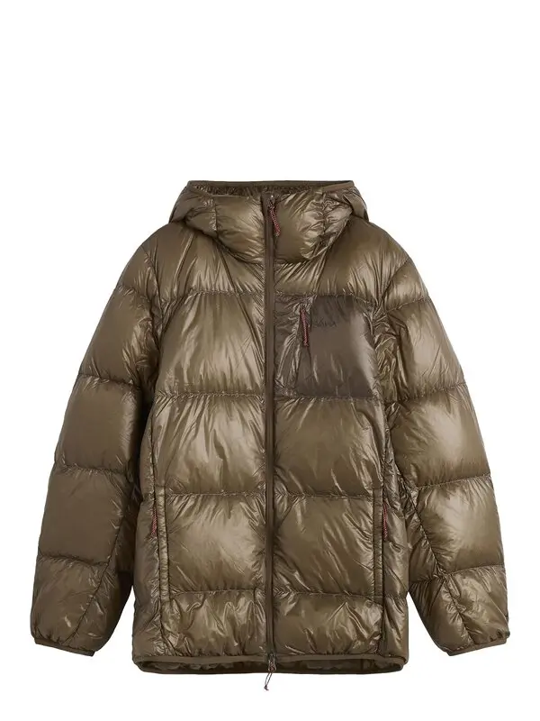 NANGA Mountain Lodge Down Hooded Jacket - Mocha