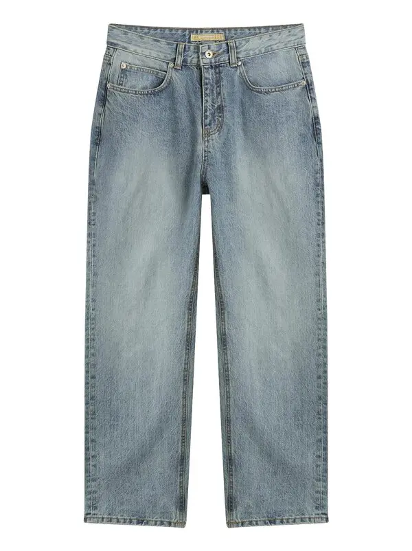 FRIZMWORKS Og Wide Fit Denim Jeans - Light Blue