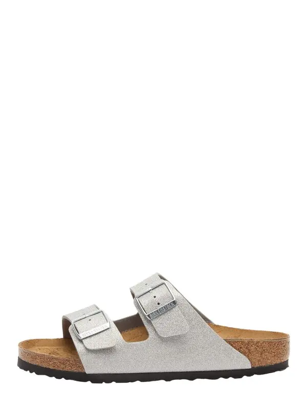 BIRKENSTOCK Arizona Syn Glitter Sandals - Shiny Glitter Silver
