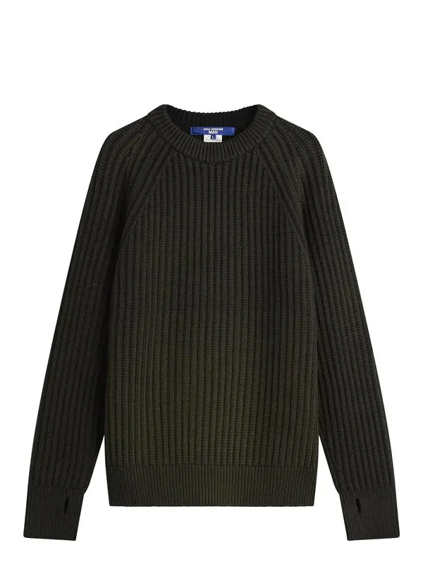 Junya Watanabe Double Sided Ribbed Knit - Grey Blue