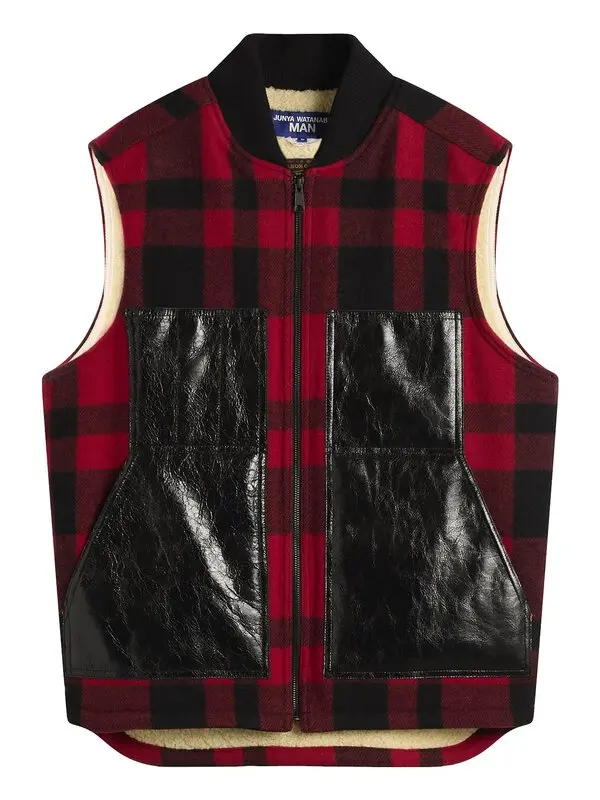 Junya Watanabe X Filson Wool Vest - Red
