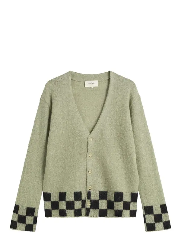 SECOND / LAYER Chevy Cardigan - Green/black
