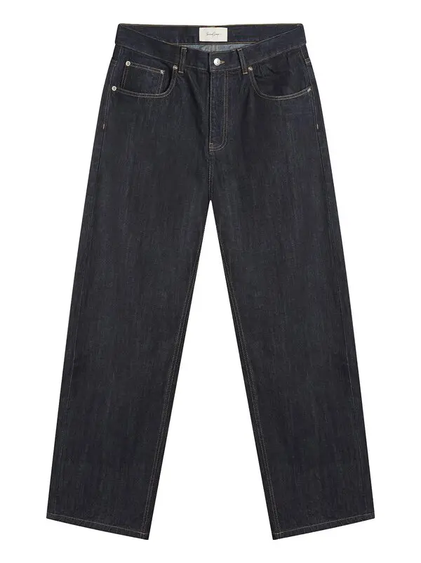 SECOND / LAYER Big Papi Denim Jeans - Raw Indigo Selvedge