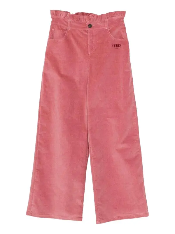 Fendi Corduroy Trousers - Pink