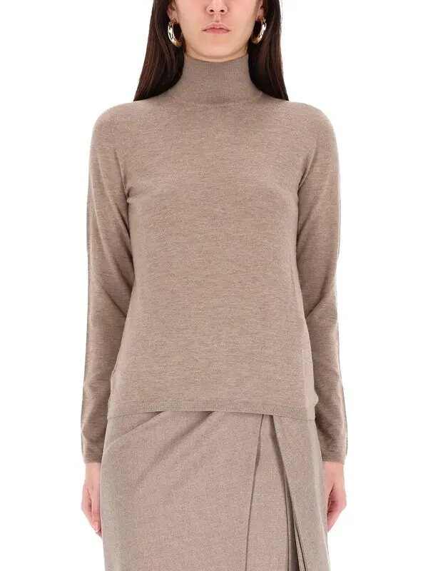 Max Mara Meana Turtleneck Sweater - Beige