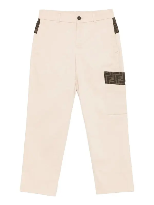 Fendi Gabardine Pants - Multicolour