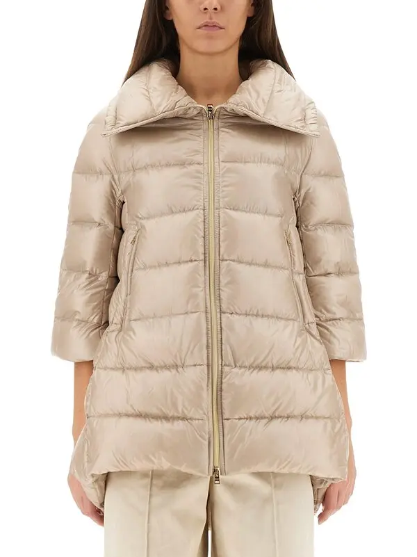 Herno A-shape Cleofe Jacket - Beige