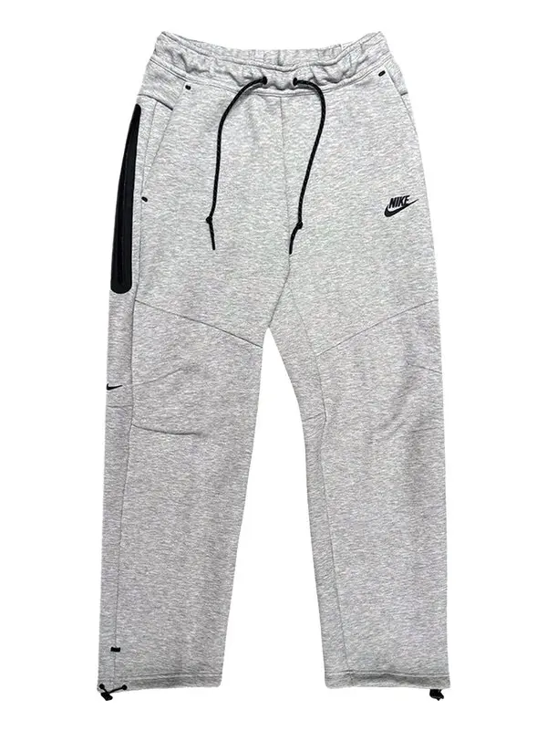 Nike Open Hem Fleece Pants - Grey
