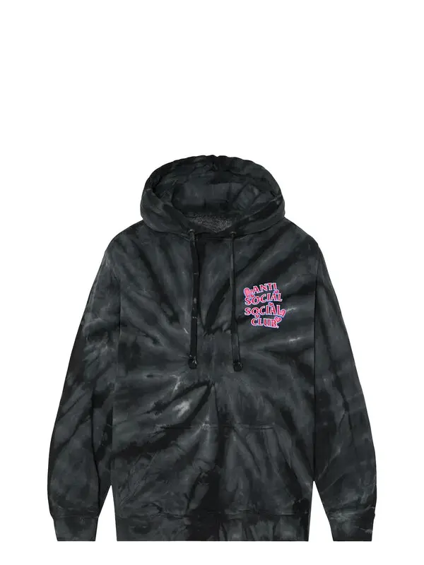 ANTI SOCIAL SOCIAL CLUB Gelasius Tie Dye Hoodie - Black
