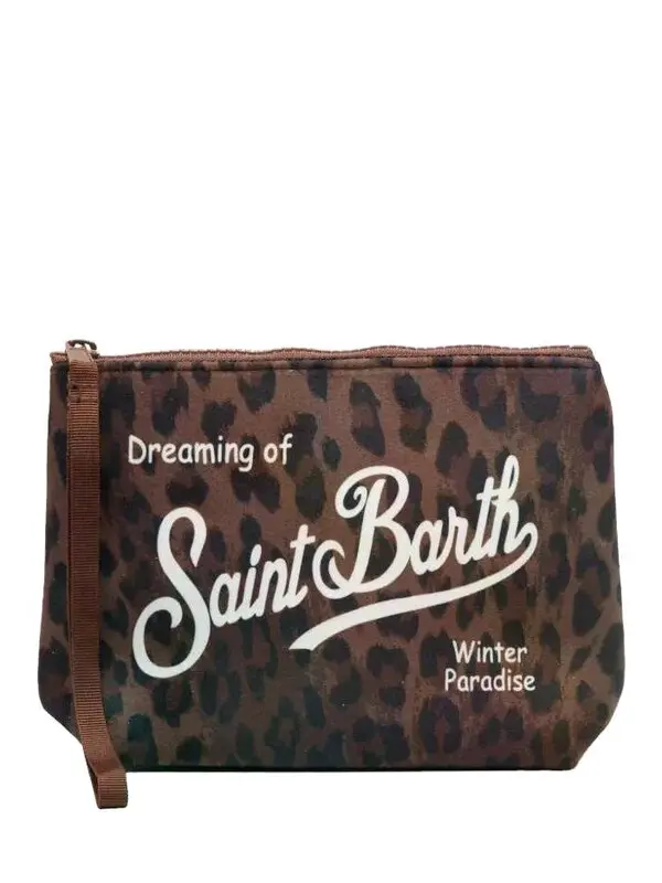 MC2 SAINT BARTH Aline Clutch Bag - Brown