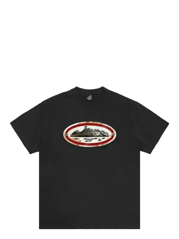 CORTEIZ Rusty Alcatraz T-shirt - Black