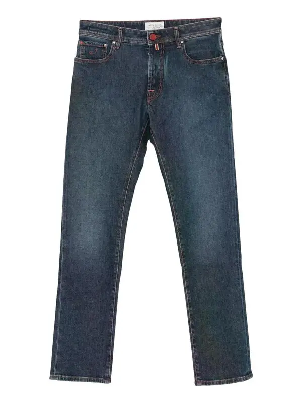 Jacob Cohen Topstitch Jeans - Blue