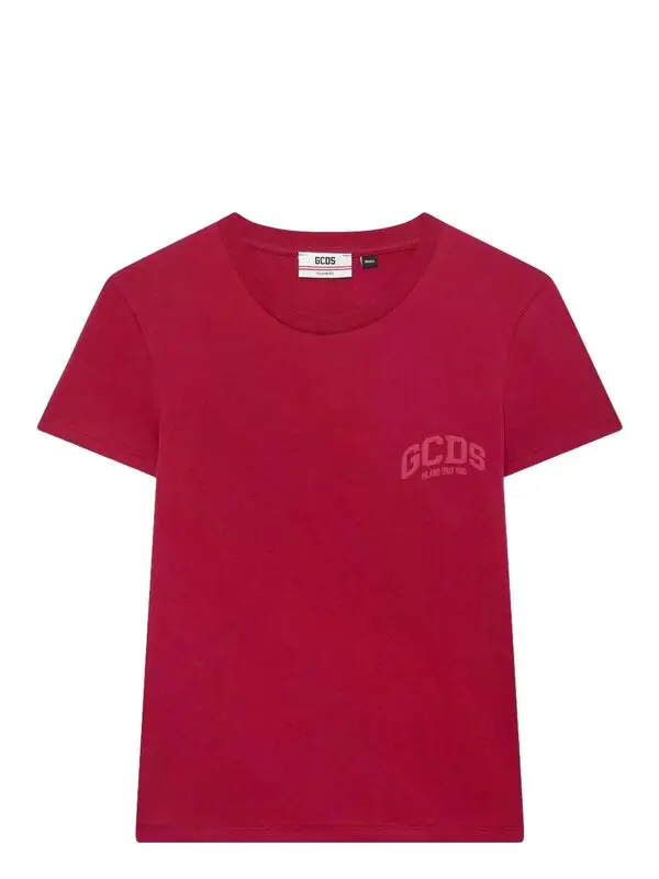 Gcds Logo-print T-shirt - Red
