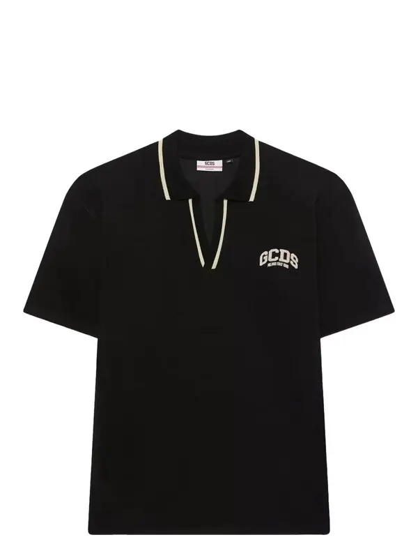 Gcds V-neck T-shirt - Black