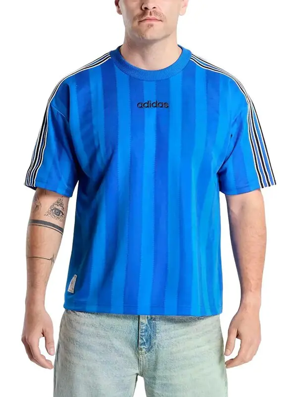 Adidas Striped Jersey - Blue