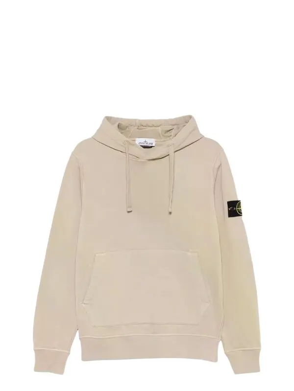 Stone Island Compass-motif Hoodie - Neutrals