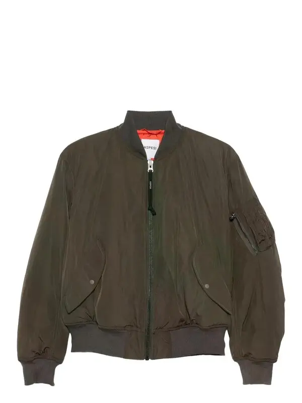 Aspesi Gunner Ii Zip-up Bomber Jacket - Green