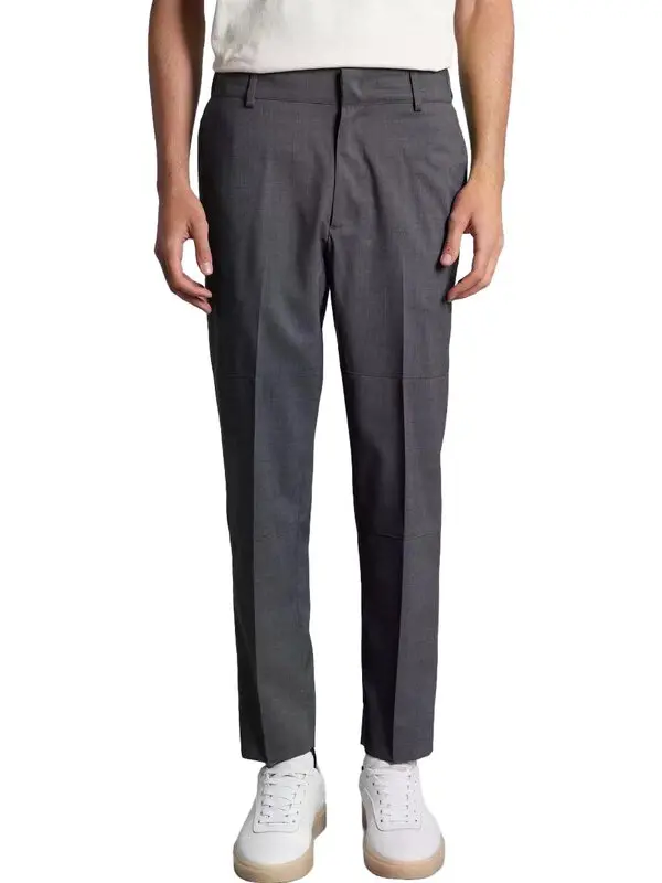 GREYED Panelled Trousers - Grey