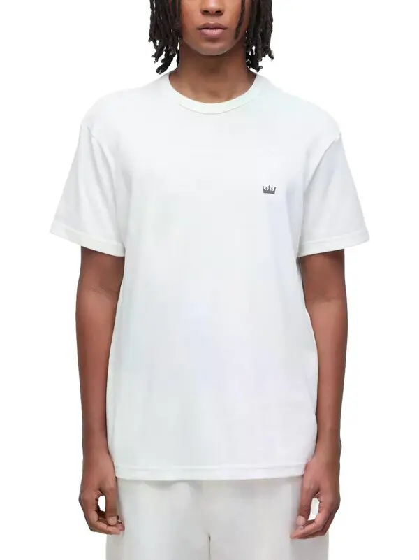 OSKLEN Crown-embellished Cotton T-shirt - White
