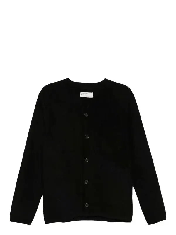 Universal Works V-neck Cardigan - Black