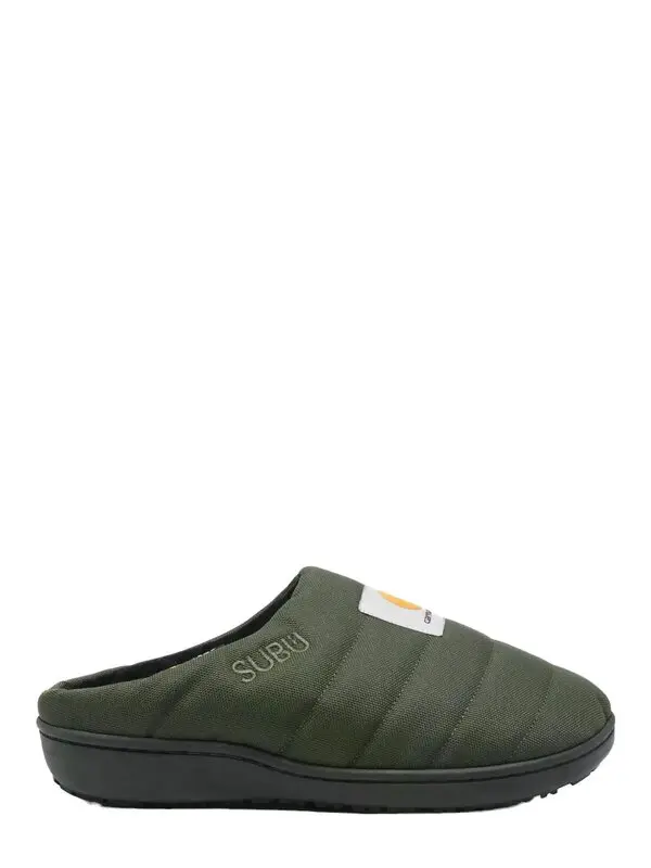 Carhartt Work In Progress X Subu Logo-motif Slippers - Green
