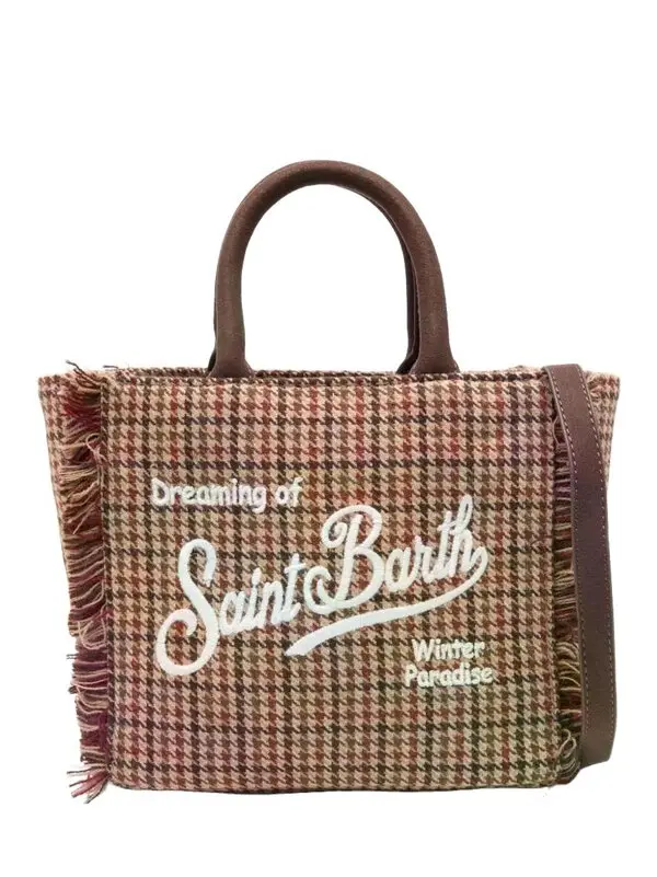 MC2 SAINT BARTH Mini Vanity Tote Bag - Brown