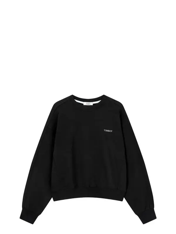 STUDIO TOMBOY Logo-embroidered Sweatshirt - Black