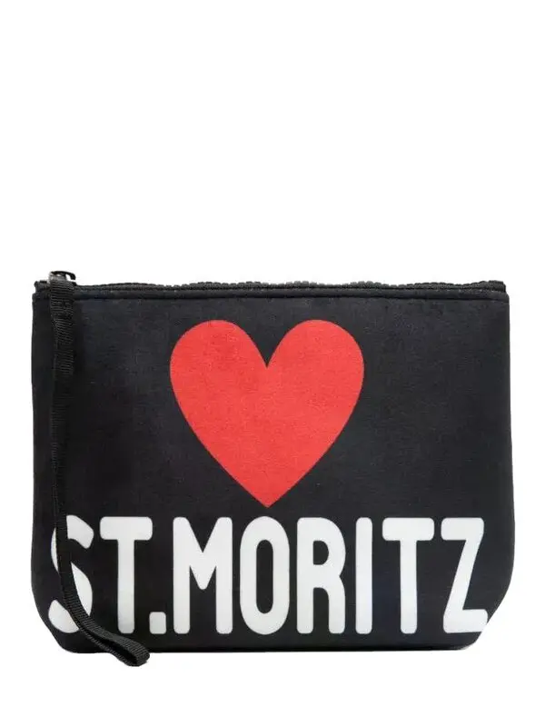 MC2 SAINT BARTH Aline St. Moritz Clutch - Black