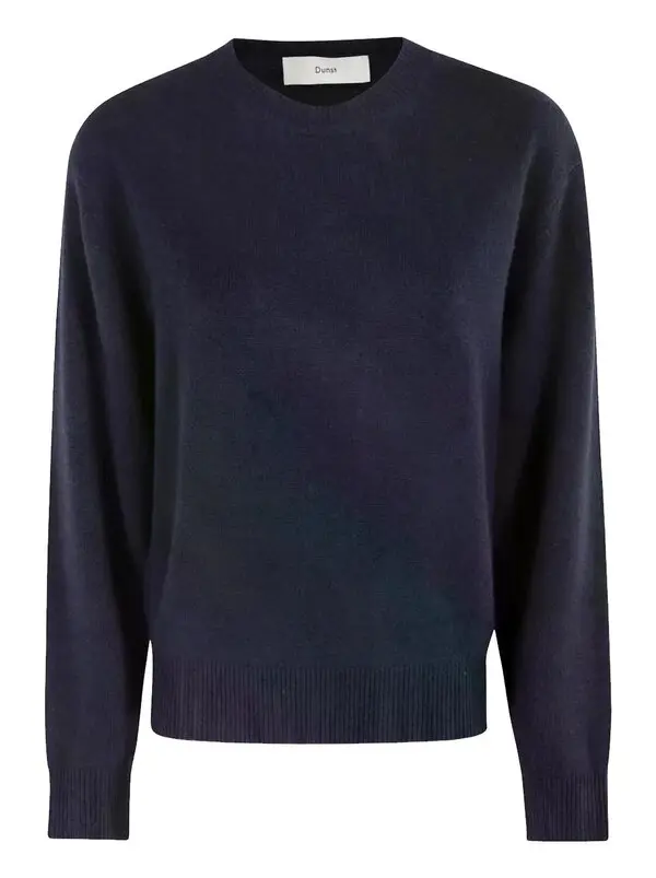 DUNST Crew-neck Sweater - Blue