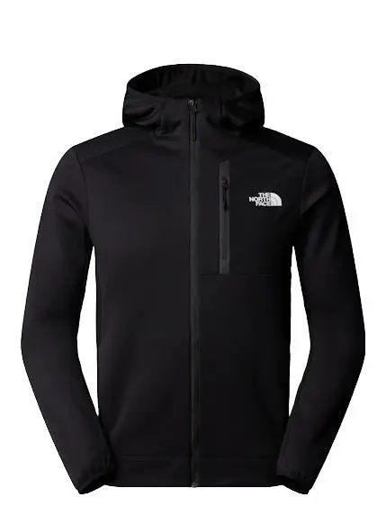 The North Face Mountain Athletics Fleece Full Zip Hooded Jacket - Black