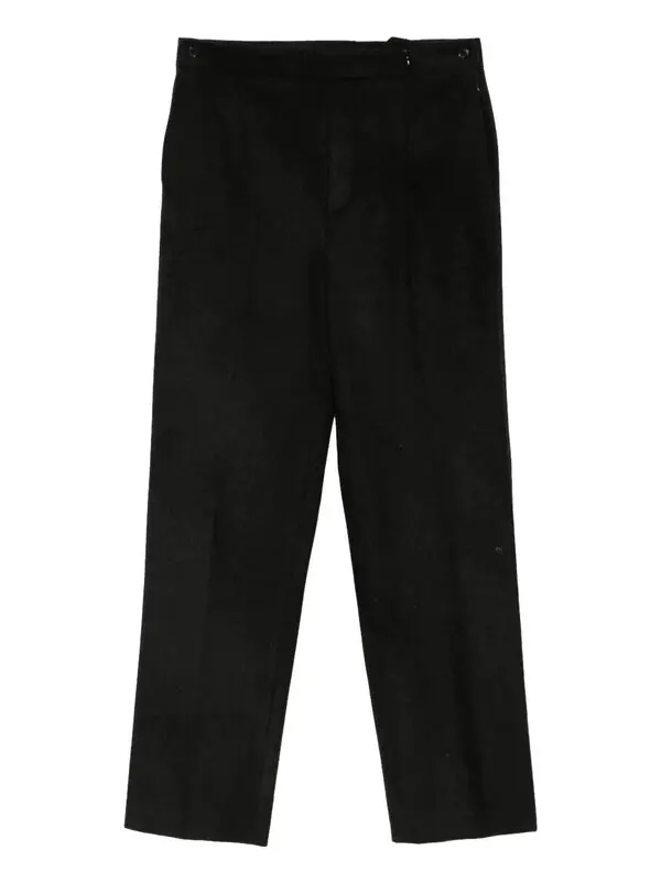 JUNTAE KIM Pleated Tailored Trousers - Black