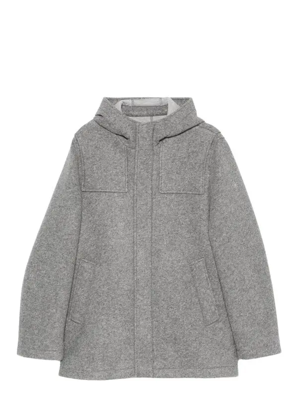 MANUEL RITZ Hooded Coat - Grey
