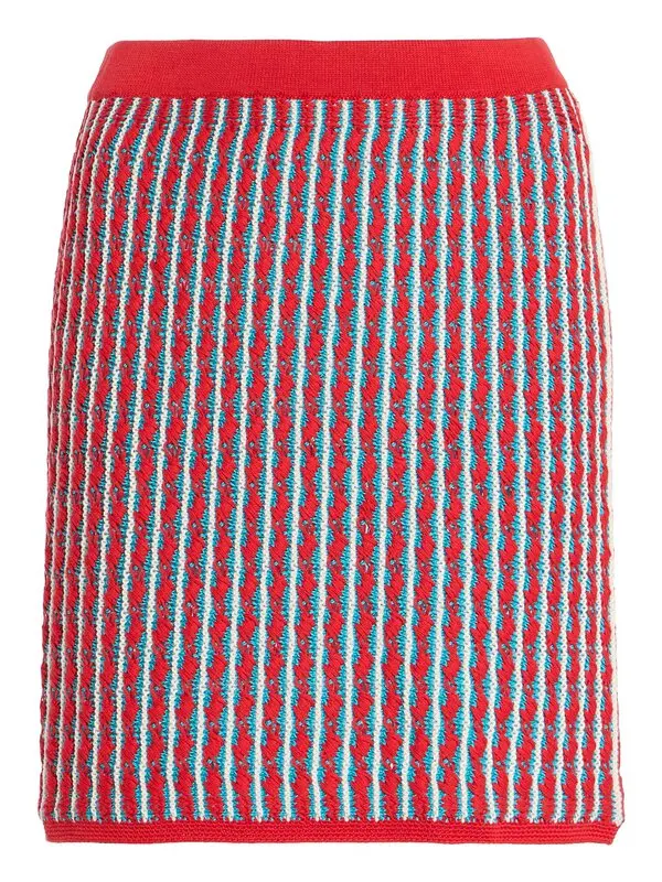 Escvdo Mito Knit Mini Skirt - Multi
