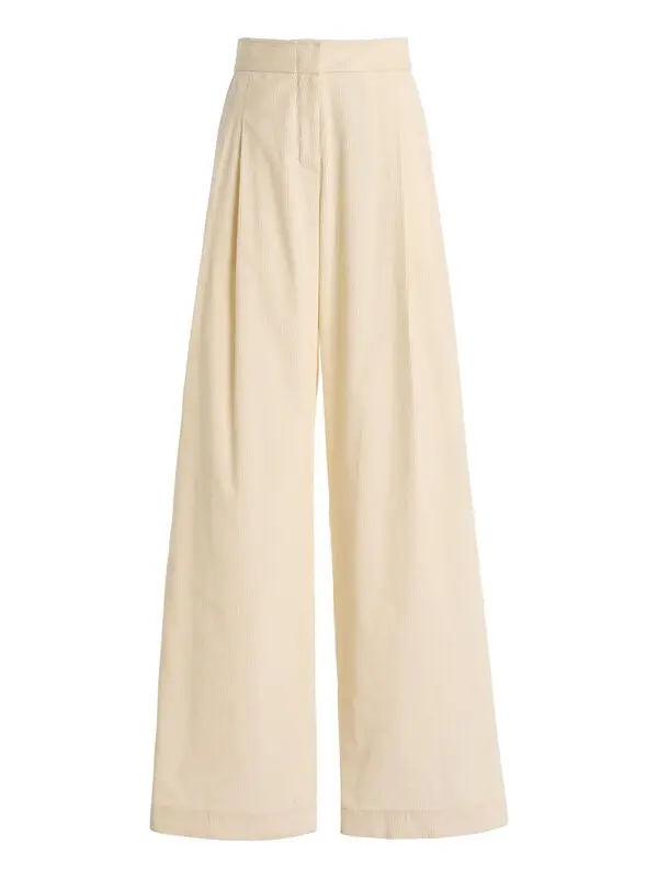 Proenza Schouler White Label Rosalie Corduroy Pants - Ivory