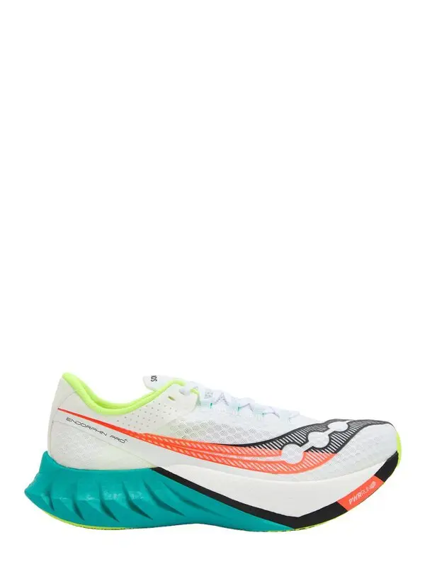 Saucony Endorphin Pro 4 Panelled Mesh Sneakers - White