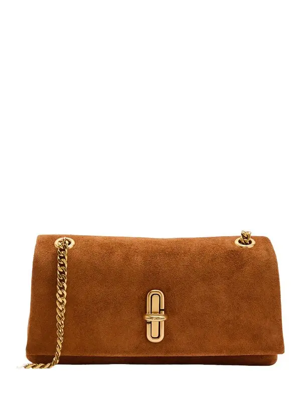 Marc Jacobs Dual Mini Suede Shoulder Bag - Copper