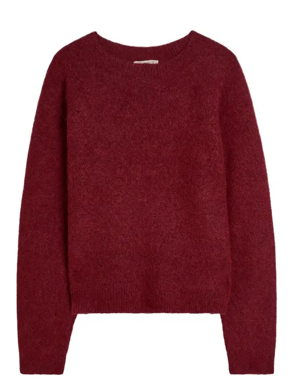 Vince Brushed Alpaca-blend Jumper - Red