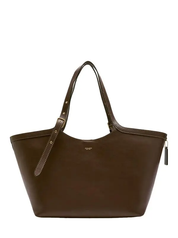 COACH Gramercy Leather Tote - Brown