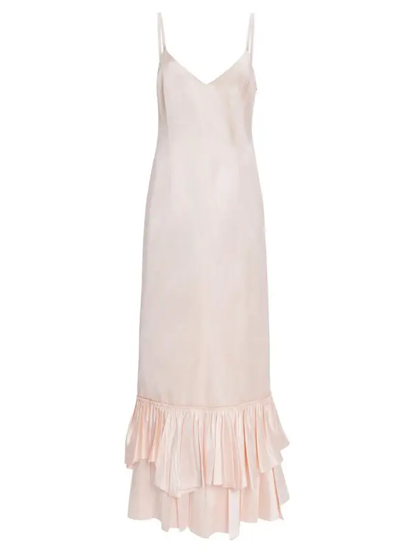 JIL SANDER Silk-blend Dress - Pink
