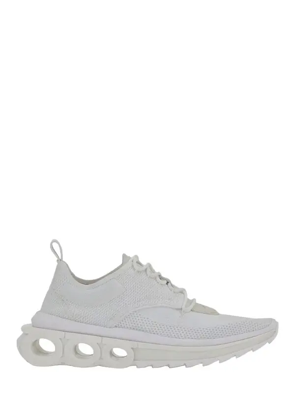 FERRAGAMO Gancini Sole Sneakers - White