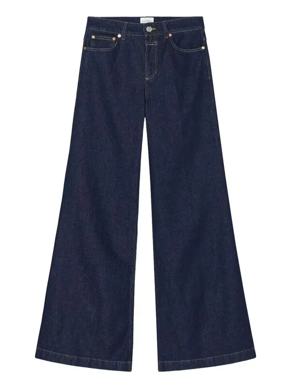 Closed Wide Leg Denim Jeans - Blue