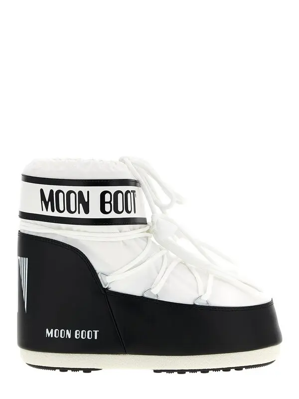 Moon Boot Icon Low Ankle Boots - White/black