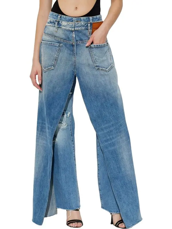 Dsquared2 Layered Denim Jeans - Blue