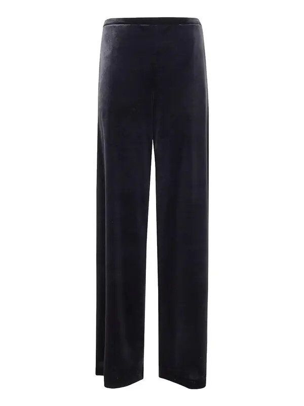 Emporio Armani Straight Leg Trousers - Black