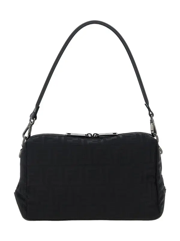 Fendi Lui Medium Squared Ff Shoulder Bag - Black