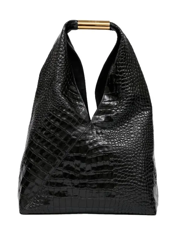 MAISON MARGIELA Japanese Leather Handbag - Black