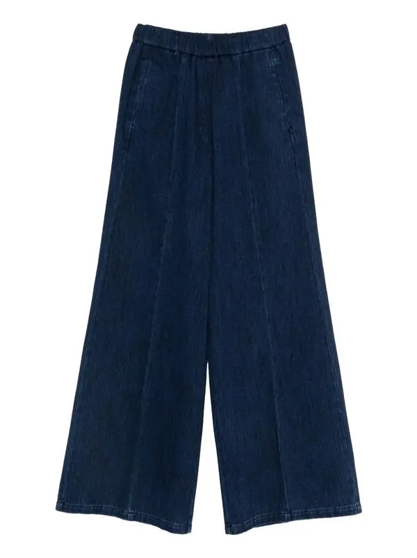 FORTE_FORTE Wide-leg Trousers - Blue
