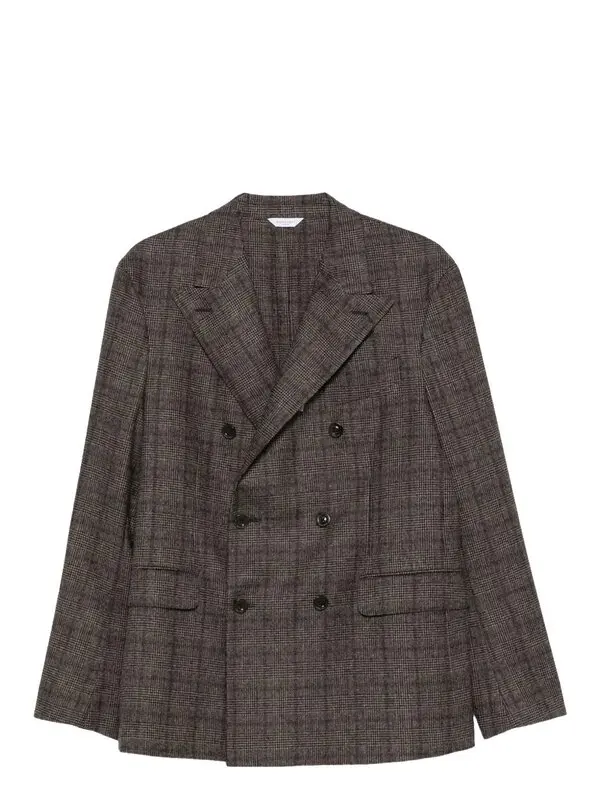 Boglioli Wool-blend Double-breasted Jacket - Brown